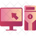 Computer Icon - Download in Dualtone Style