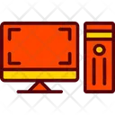 Computer Icon - Download in Dualtone Style