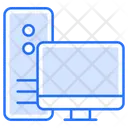 Computer Icon - Download in Dualtone Style