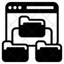 Data Structure Icon - Download in Glyph Style