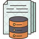 Database File Icon - Download in Colored Outline Style