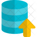 Database Upload Icon - Download in Flat Style