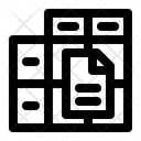 Dataframe Icon - Download in Line Style