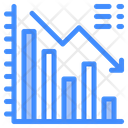 Decrease Chart Icon - Download in Dualtone Style