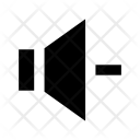 Decrease Volume Icon - Download in Glyph Style