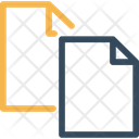 Double File Icon - Download in Dualtone Style