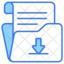 File download Icon - Download in Dualtone Style