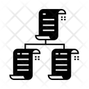 Files Structure Icon - Download in Glyph Style