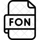 Generic Font File Icon - Files & Folders Line Icons | IconScout