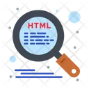 HTML 코드 검색 Icon - 무료 다운로드 (디자인 개발 Icons) | IconScout