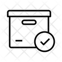 In stock Icon - Download in Line Style