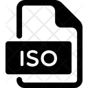 Iso file Icon - Download in Glyph Style