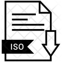 Iso file Icon - Download in Glyph Style