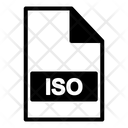 Iso File Icon - Download in Glyph Style