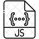 Js Icon - Download in Line Style