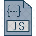 Js file Icon - Download in Colored Outline Style