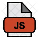 Js file Icon - Download in Colored Outline Style