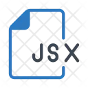 Jsx file Icon - Download in Flat Style