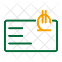 Lari Card Icon - Download in Line Style