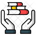 Learning support Icon - Download in Colored Outline Style