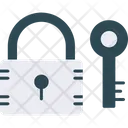 Lock Key Icon - Download in Flat Style