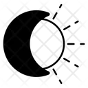 Lunar eclipse Icon - Download in Glyph Style