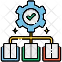 Machine Learning Model Icon - Download in Colored Outline Style