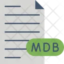 Microsoft Access Database Icon - Download in Flat Style