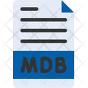 Microsoft Access Database Icon - Download in Flat Style