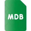 Microsoft Access Database Icon - Download in Gradient Style