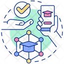 Mobile-friendly Icon - Download in Colored Outline Style