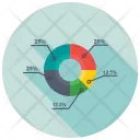 Multi Level Pie Chart Icon - Download in Flat Style