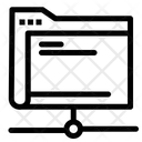 Node Server Icon - Download in Line Style