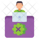 Non Technical User Icon - Download in Flat Style