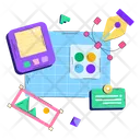 Path Tool Icon - Download in Flat Style