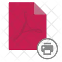 Print file Icon - Download in Flat Style