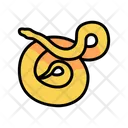 Python Icon - Download in Colored Outline Style