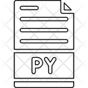 Python File Icon - Free Download Files & Folders Icons | IconScout