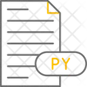 Python File Icon - Download in Dual Tone Style