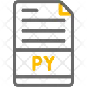 Python File Icon - Download in Dual Tone Style