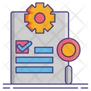 Qa Testing Icon - Download in Colored Outline Style