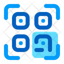 Qr Code Icon - Download in Dual Tone Style
