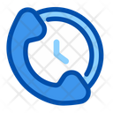 Service Call Icon - Download in Colored Outline Style