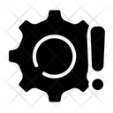 Setting Error Icon - Free Download Sign & Symbols Icons | IconScout
