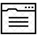 Source Code Icon - Download in Line Style