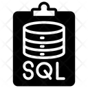 Sql Icon - Download in Glyph Style