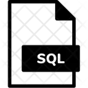 Sql Icon - Download in Glyph Style