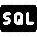 Sql Icon - Download in Glyph Style