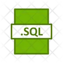 Sql Icon - Download in Colored Outline Style