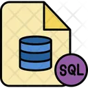 Structured query language Icon - Download in Line Style